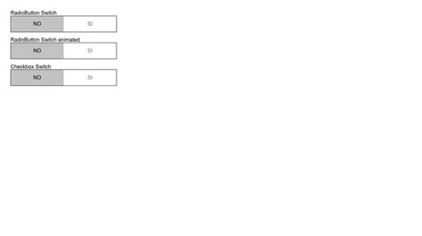 Button Switch Radiobutton Checkbox