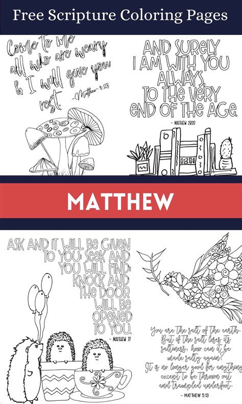 Matthew Tax Collector Coloring Pages [2025]