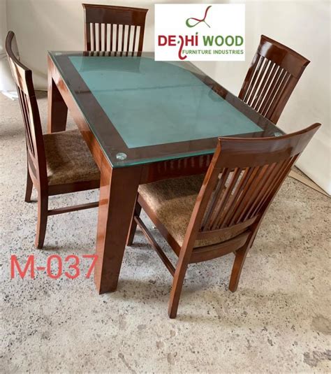 Rectangular Glass Dining Set 4 Seater At ₹ 24000set In Ahmedabad Id