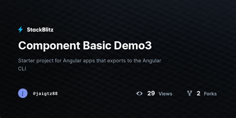 component basic demo3 stackblitz