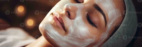 A Professional Esthetician Applying An Oxygenating Bubble Facial Mask