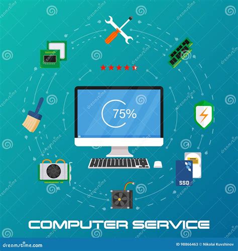Beautiful Set Of Colorful Flat Vector Banner On The Theme Repair A