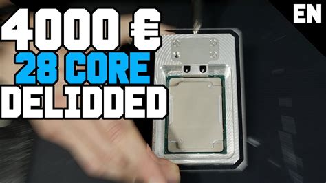 The Most Expensive Cpu Ive Ever Delidded Youtube