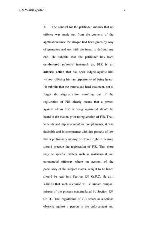 History Of Section 154 Cr P C As It Appears In The Criminal Procedure Code May Be Relevant