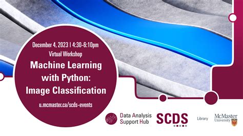 Machine Learning With Python Image Classification McMaster