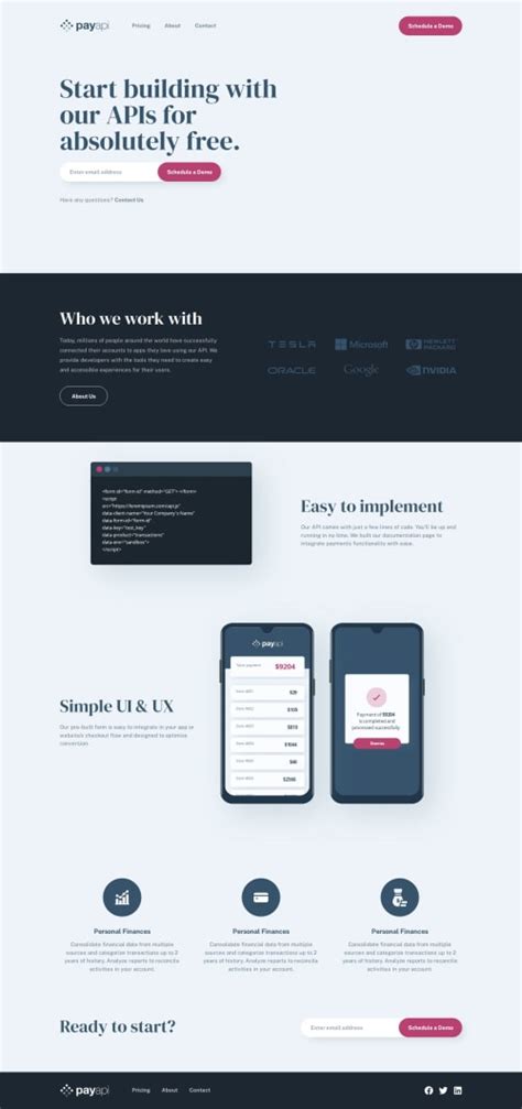 Frontend Mentor Payapi Multi Page Coding Challenge Solution