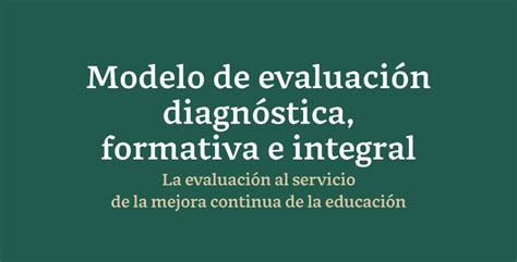 Mejoredu Presenta El Nuevo Modelo De Evaluación Diagnóstica Formativa