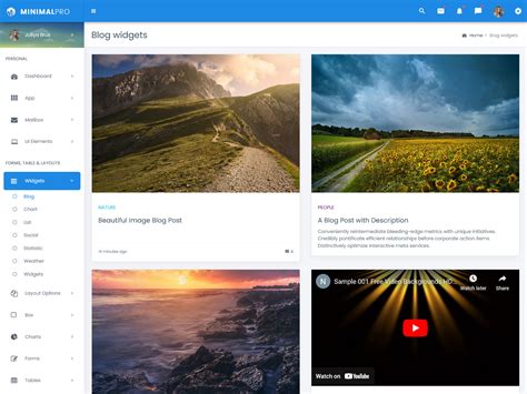 Bootstrap Admin Template Web Apps And Ui Kit Dashboards Minimal Pro