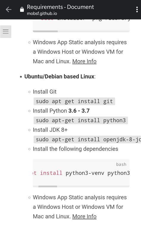No Check If Virtualenv Was Created In Setup Sh · Issue 1091 · Mobsf