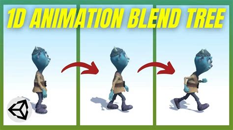 1d animation blend trees explained unity tutorial