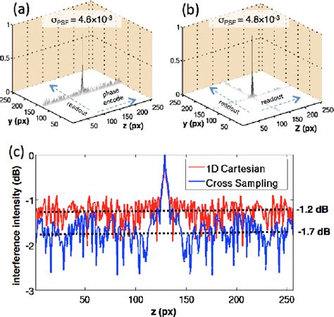 Figure 7 From Two Dimensional Compressed Sensing Using The Cross Sampling Approach For Low Field