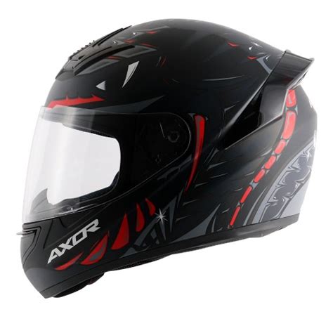 Axor Rage Python Helmet Black Grey Probikers Pune