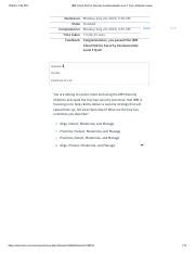 Master IBM Cloud Pak For Security Fundamentals Quiz Review Course Hero