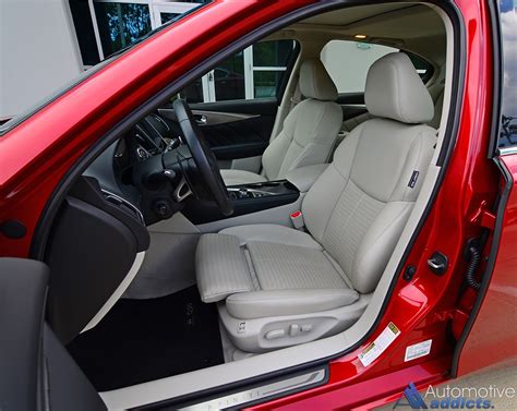 2016 Infiniti Q50s Red Sport 400 Front Seats Automotive Addicts