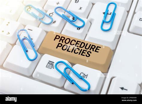 Text Showing Inspiration Procedure Policiessteps To Guiding Principles