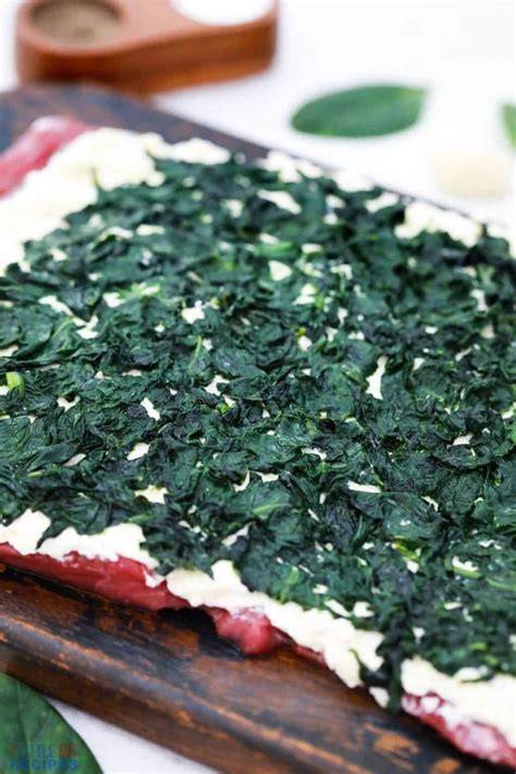 Stuffed Flank Steak Pinwheels Little Bit Recipes