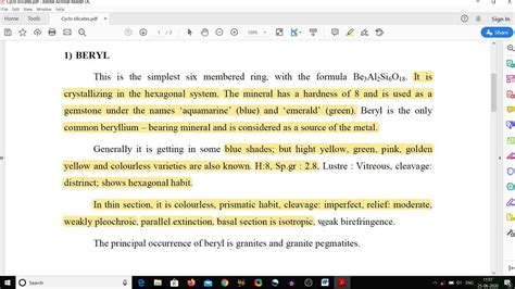 Cyclosilicates Youtube