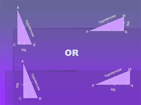PPT Hypotenuse Leg Congruence Theorem HL PowerPoint Presentation ID