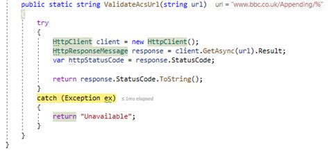 C Responsemessage Not Returning 400 Bad Response Stack Overflow