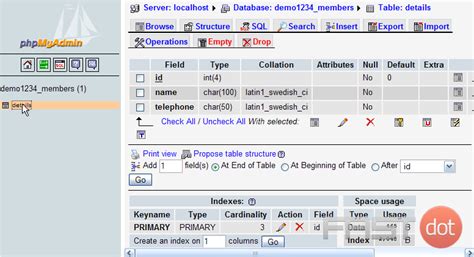 Copy A Database Table With Phpmyadmin