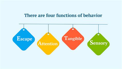 Understanding The Four Functions Of Behavior Behavior Nation