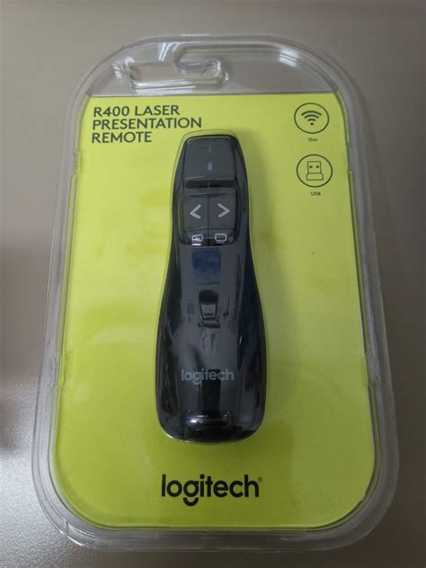 Logitech Wireless Presenter R400 Presentation Wireless Presenter With Laser Pointer Computers