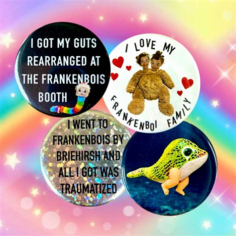 Boi Button 4 Pack Frankenbois