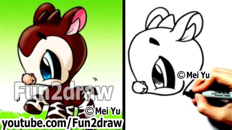NEW Drawing Video Cartoon Tutorial Okapi How To Draw Learn To Dra Cartoon Style