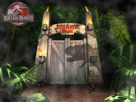 Jurassic Park Wallpaper Jurassic Park Gate  800x600 Wallpaper