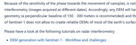 Dem Generation Methods For Radar Images Interferometry Step Forum