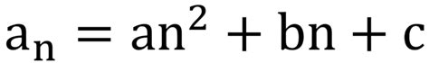 Quadratic Sequence Nth Term Questions Formula And Worksheet