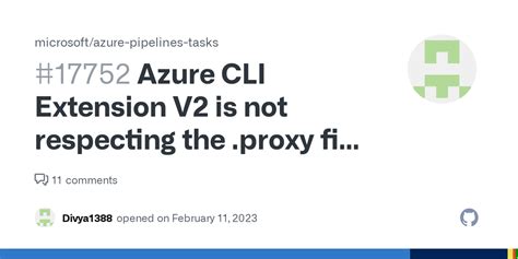Azure Cli Extension V Is Not Respecting The Proxy File In Agent Folder And The Login Fails