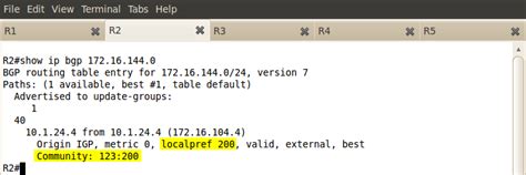 Hacking Cisco Lab 117 Bgp Community Policy