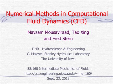 Cfdnumerical2013intermediate