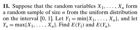 Solved Suppose That The Random Variables X Xn Chegg