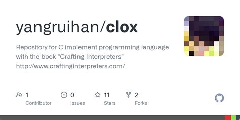 GitHub Yangruihan Clox Repository For C Implement Programming
