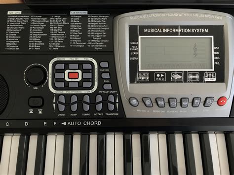 Techno Electronic Keyboard T 9700ig2 61 Keys Manuel Ukulele Ukulele Lesson Retail