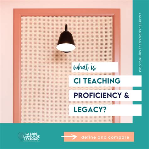 what is ci teaching a comparison of key terms and differences in