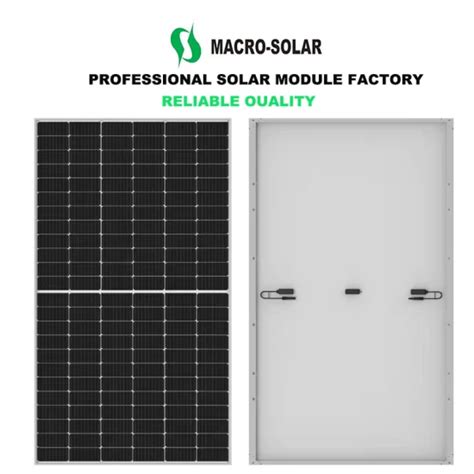 Monocrystalline Pv Module Solar Panel Bificial Panels 430w 440w Bifacial Solar Module Pv Solar