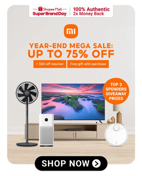 New Shopee Deal Xiaomi Year End Mega Sale Price Tracker Sg