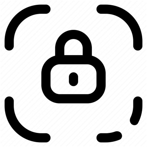 Scan Unlock Security Biometric Identification Authentication Icon Download On Iconfinder