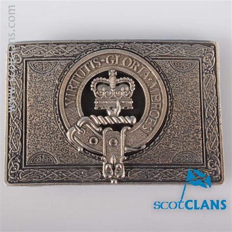 Robertson Pewter Clan Crest Buckle For Kilt Belts Kilt Belt Clan