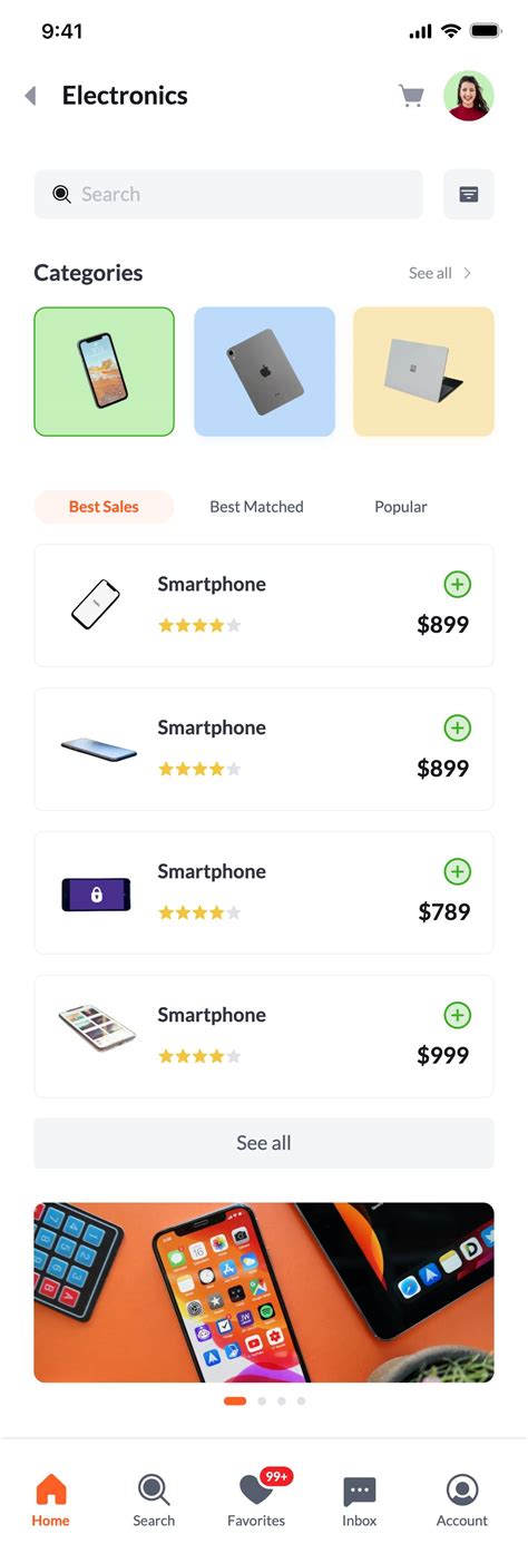 E Commerce App Template For Your Online Store Visily