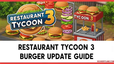 Restaurant Tycoon 3 Burger Update Guide March 2026 New Burger And Codes