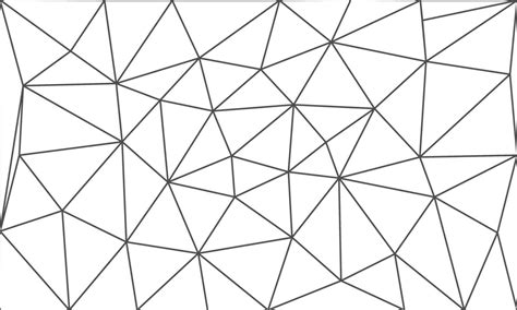 Abstract Polygon Geometric Structure Line On White Background Mosaic Pattern Concept Modern