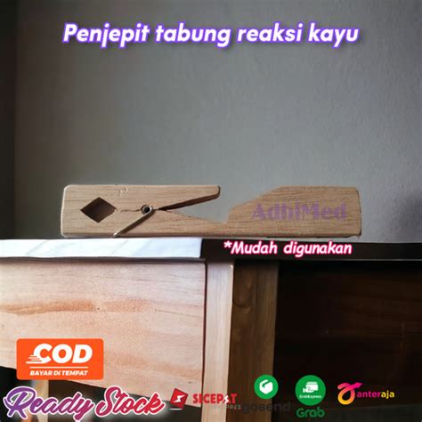 Jual Capit Tabung Reaksi Penjepit Tabung Reaksi Tang Tabung Reaksi Kayu Kab Banyumas