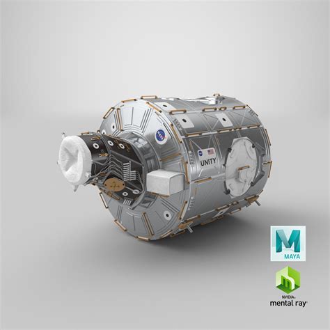 ISS Module Unity Node 1 3D Modell 99 3ds Blend C4d Fbx Max Ma