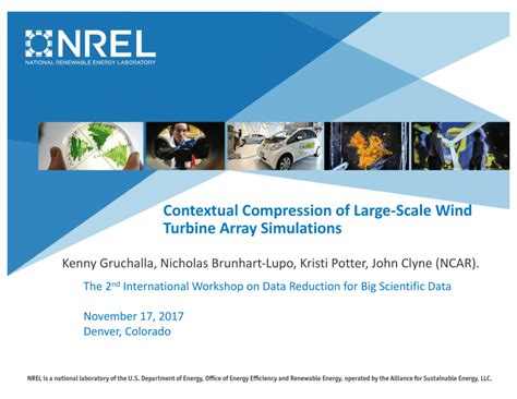 Pdf Contextual Compression Of Large Scale Wind Turbine Array Simulations