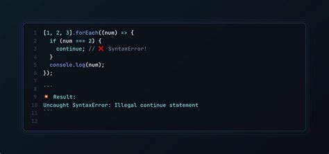 🔁 Skipping Iterations In Javascript Loops `for` `foreach` And Beyond