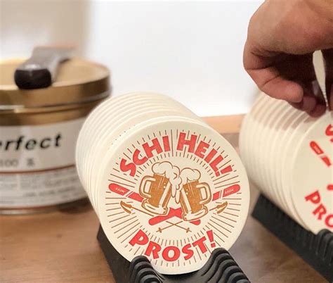 吸水纸杯垫创意凸版凹印杯垫高端棉纸卡片吊牌标牌卡片纸品美好 站酷zcool